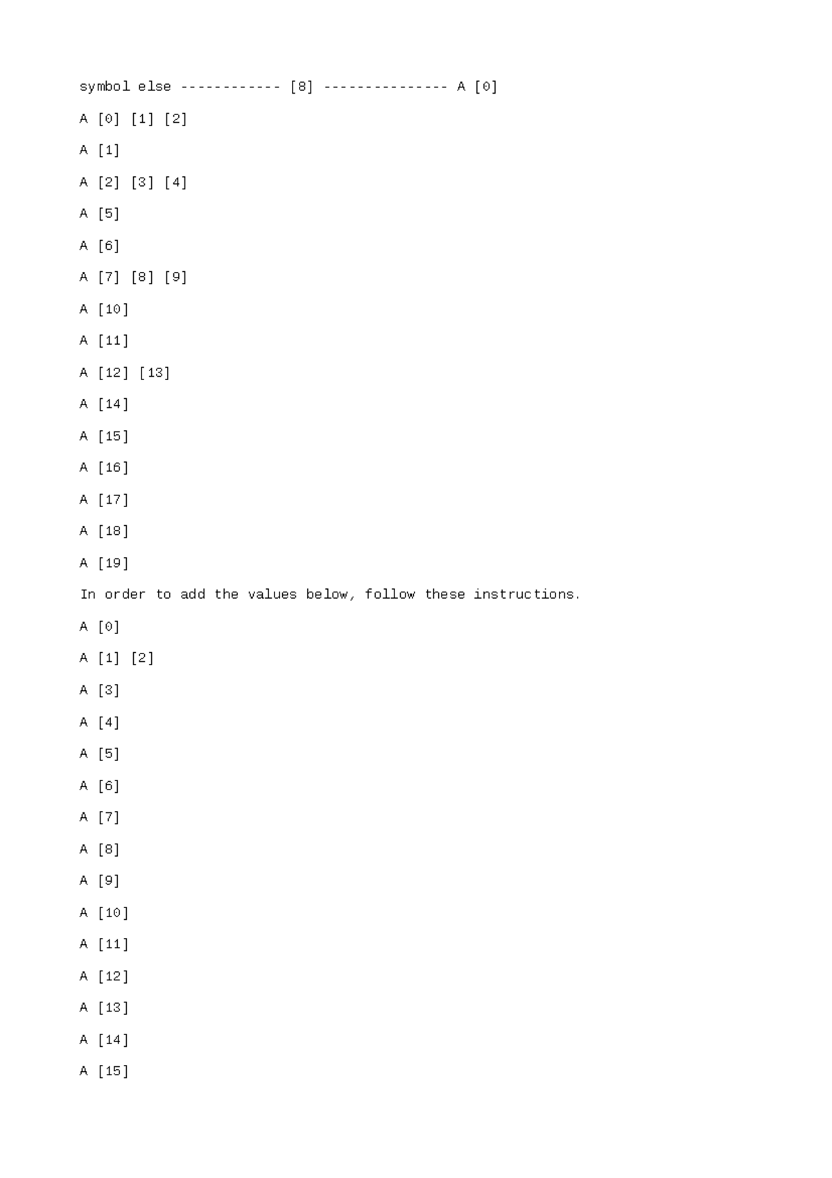 PHYS350 Cheat Sheet 7 - ddd - symbol else - [8] - A [0] A [0] [1] [2] A ...