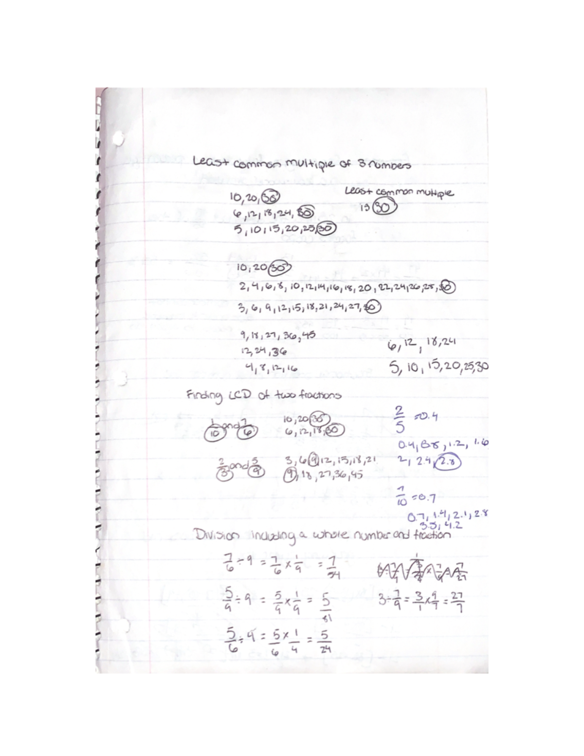 Sarah's Math 100p Notes - MAT 100 - Studocu