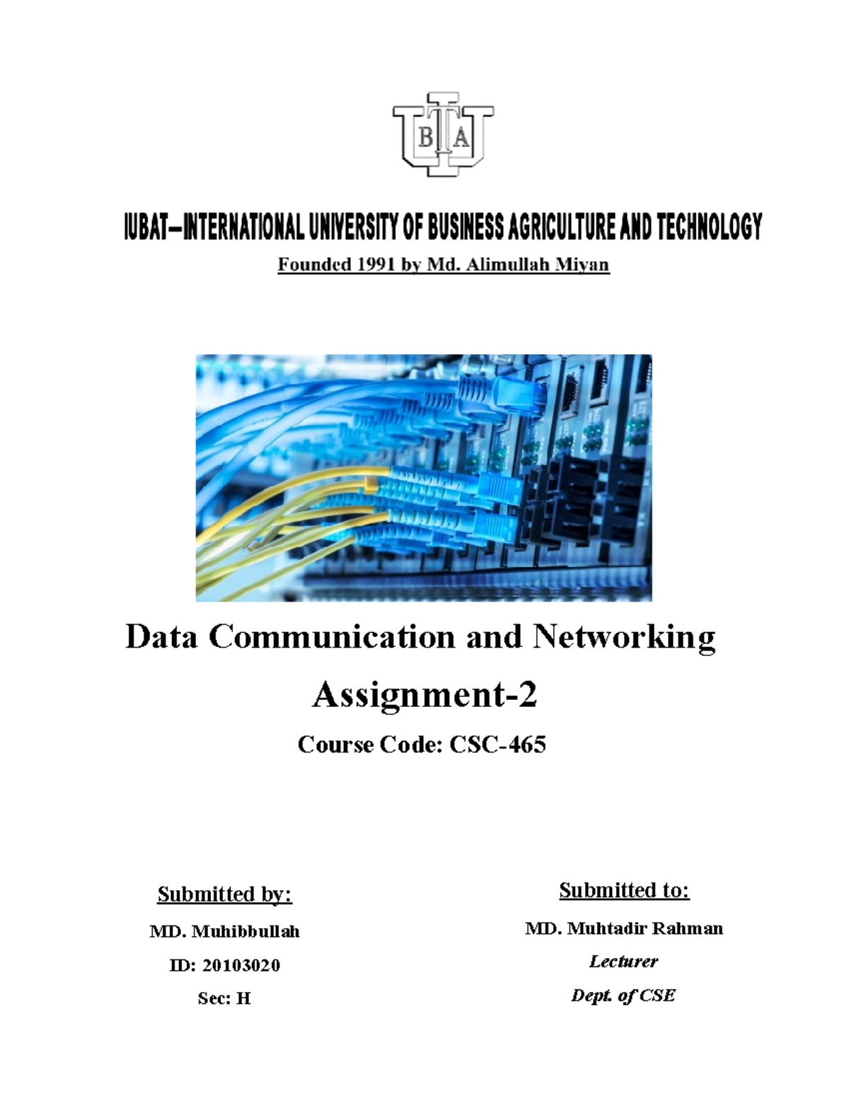 Project-2 - Its a network project report which is actually university ...