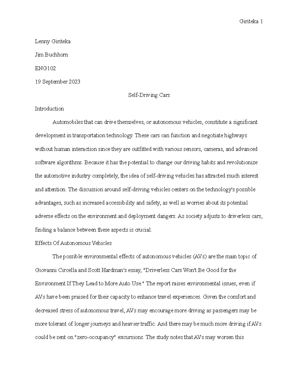 Lenny Giritek 2 - good - Lenny Giriteka Jim Buchhorn ENG 19 September ...