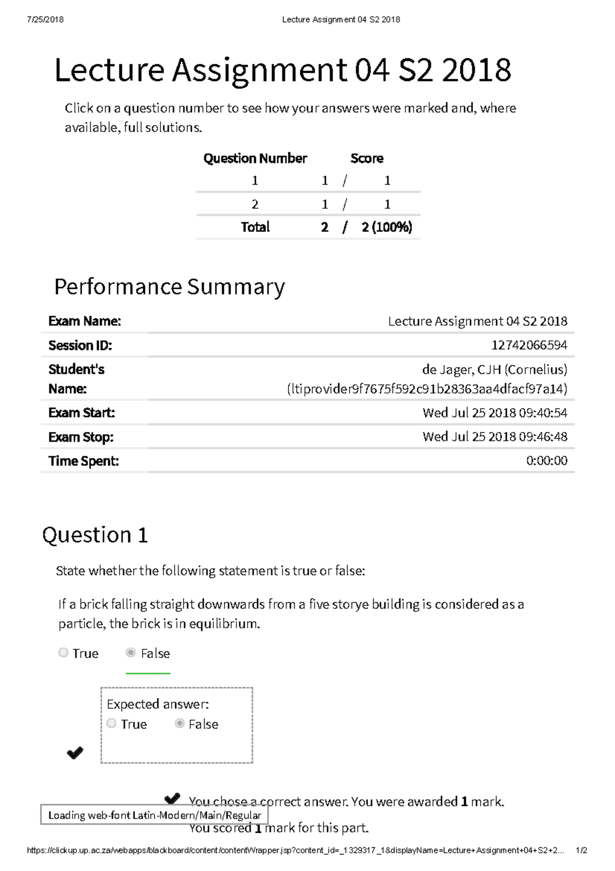 Lecture Assignment 04 S2 2018 – Blackboard Learn - 7/25/2018 Lecture Assignment 04 S2 2018 - Studocu