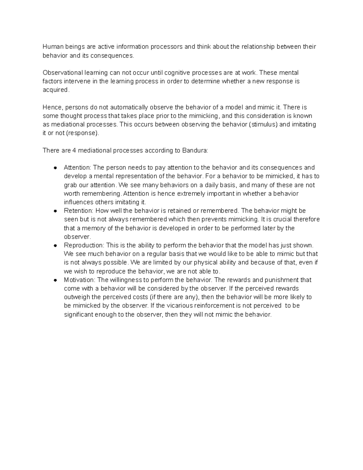 Mediational processes in SLT - Human beings are active information ...