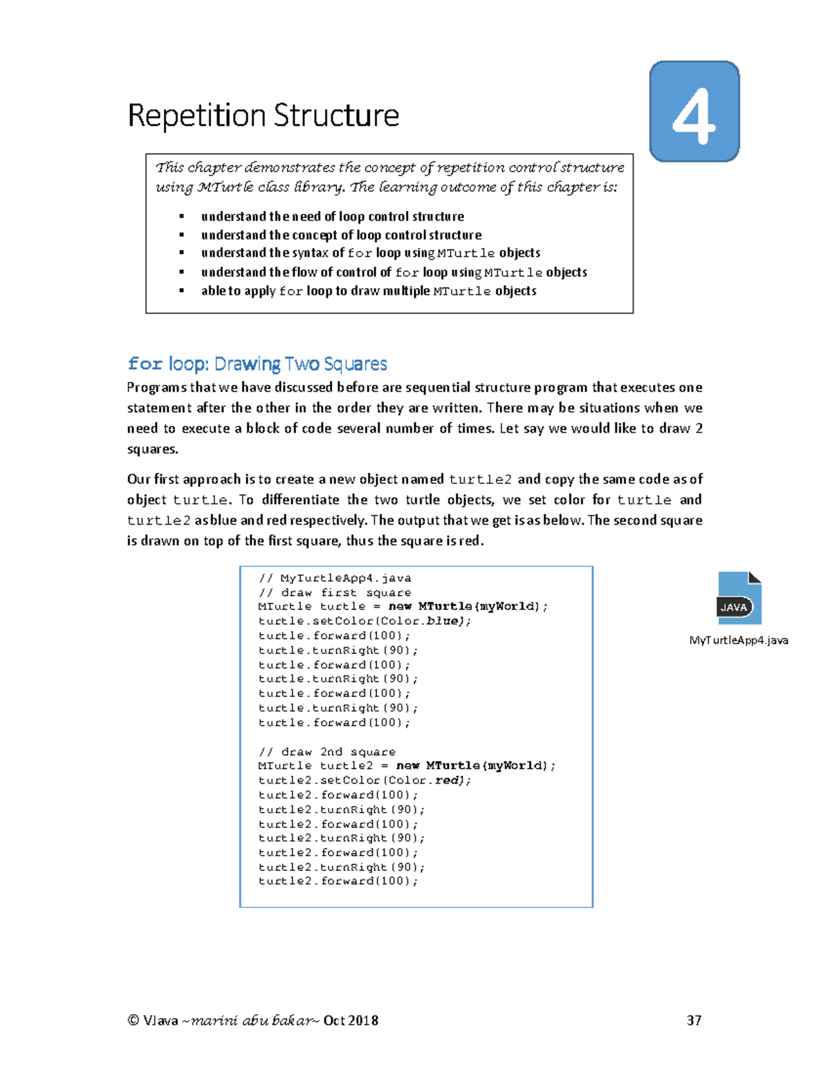 Java-4-Repetition_Structure - Repetition Structure 4 This chapter ...
