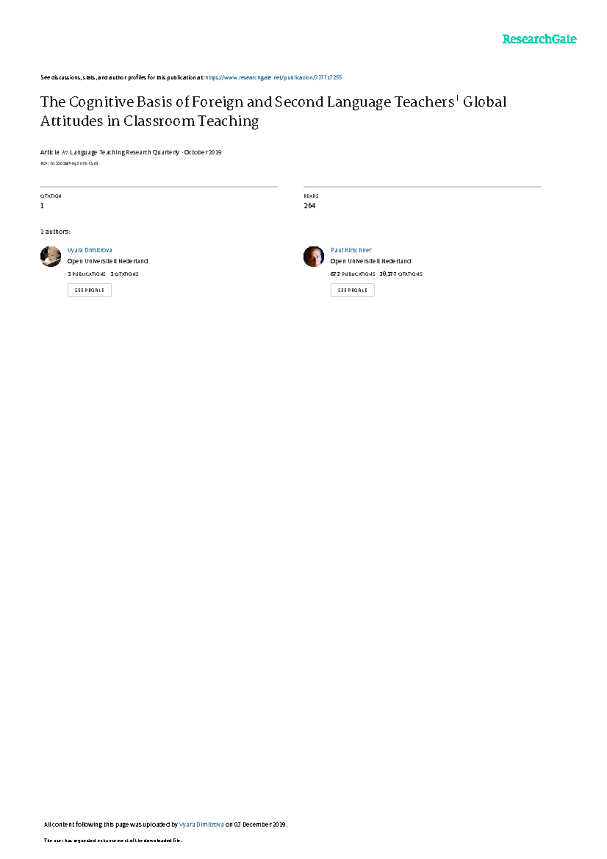 Cognitivebasisofglobalattitudes - See discussions, stats, and author ...