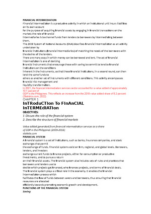 Chapter 3 BANK(AN Overview) - CHAPTER 3: BANK; AN OVERVIEW Banking ...