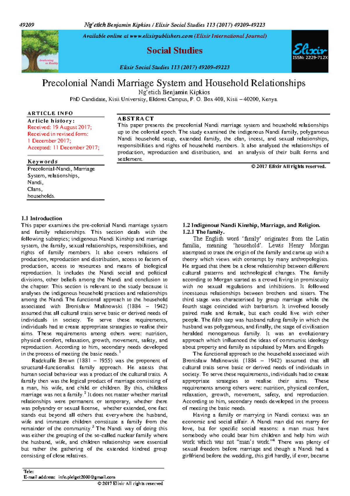 Nandi doc - 1 Introduction This paper examines the pre-colonial Nandi ...