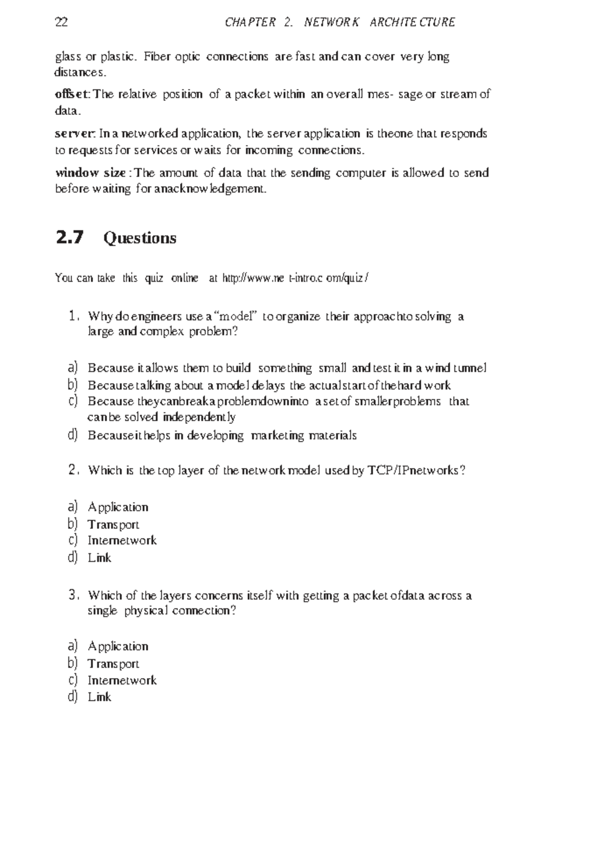 Introduction To Networked Information Systems 8 22 Chapter 2 Networ K Archite Cture Glass Or 