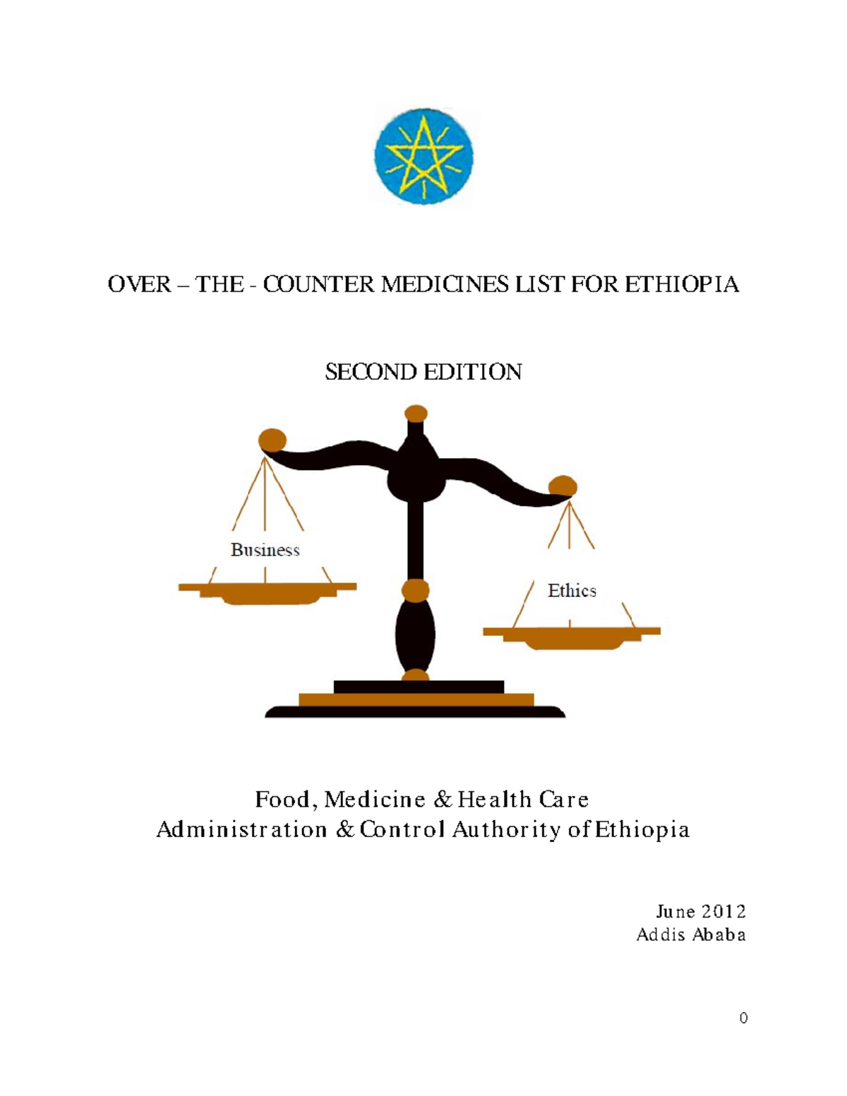 Over the counter medicines list for ethiopia - OVER – THE - COUNTER MEDICINES LIST FOR ETHIOPIA ...