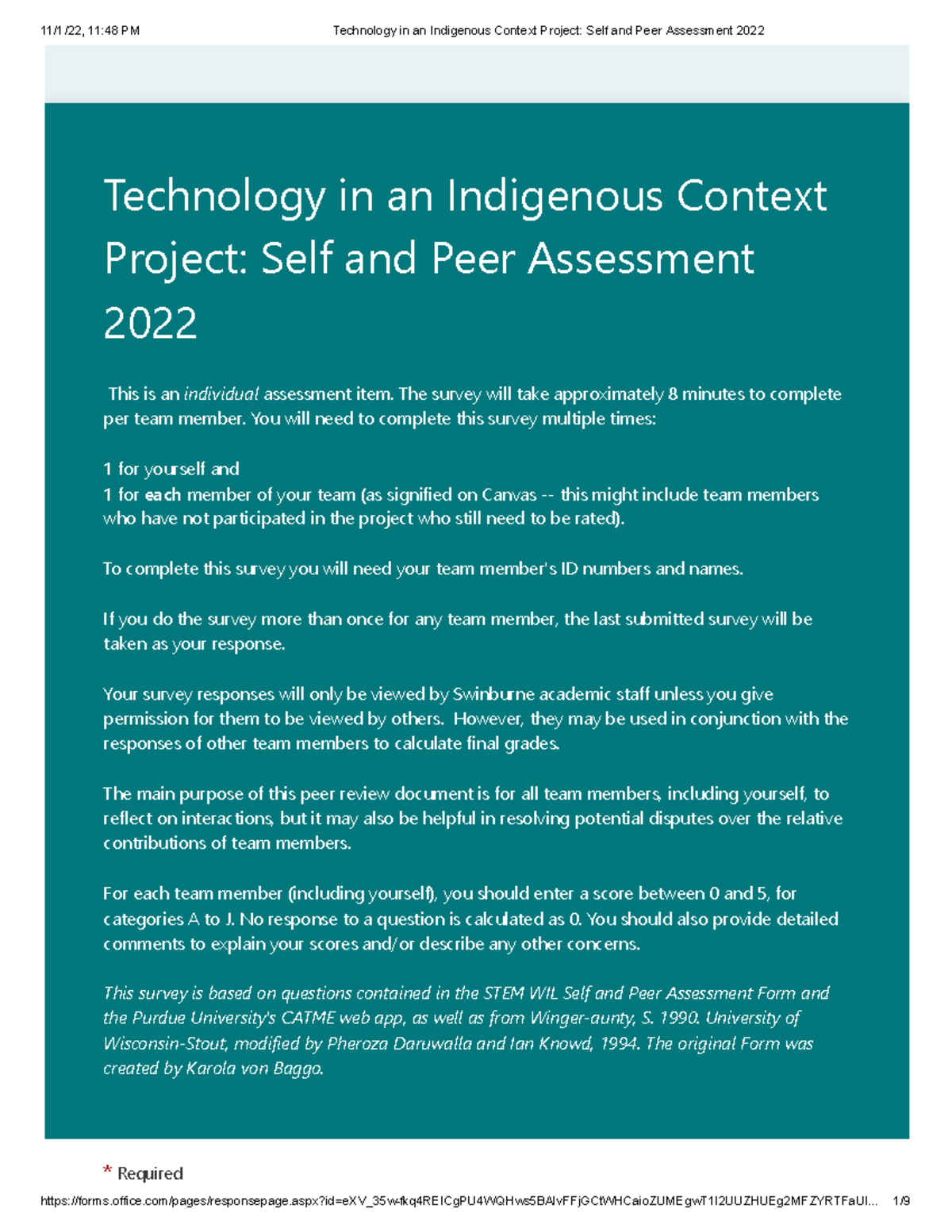 COS10025 Peer Assessment 103485545 - Technology in an Indigenous ...
