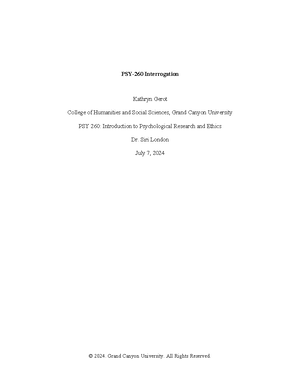 APA template for week 5 rough draft - Introducing Kathryn Anne Kathryn Gerot College of ...