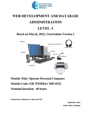 M03-Configuring and using internet - Web Development and Database Administration Level II Based ...