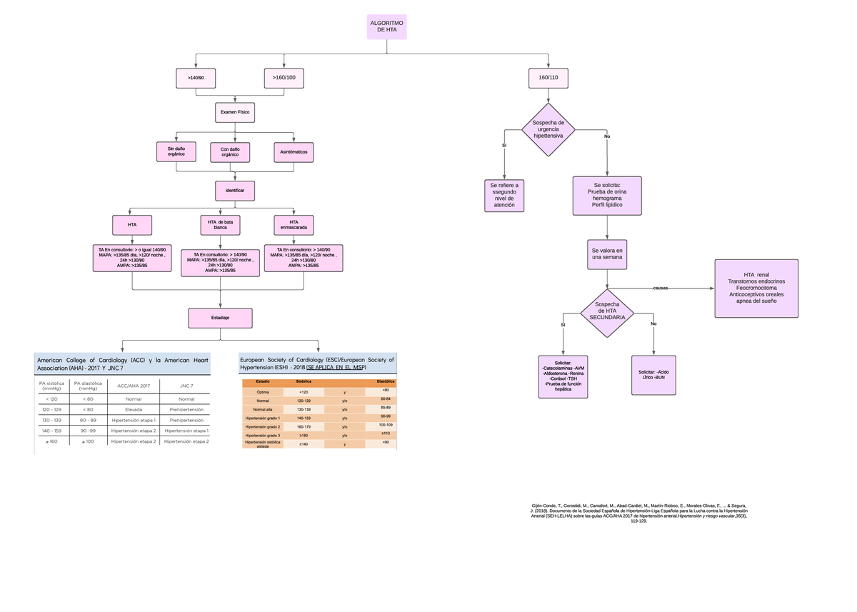 Algortimo de HTA - es un mapa conceptual sobre algoritmo de HTA ...
