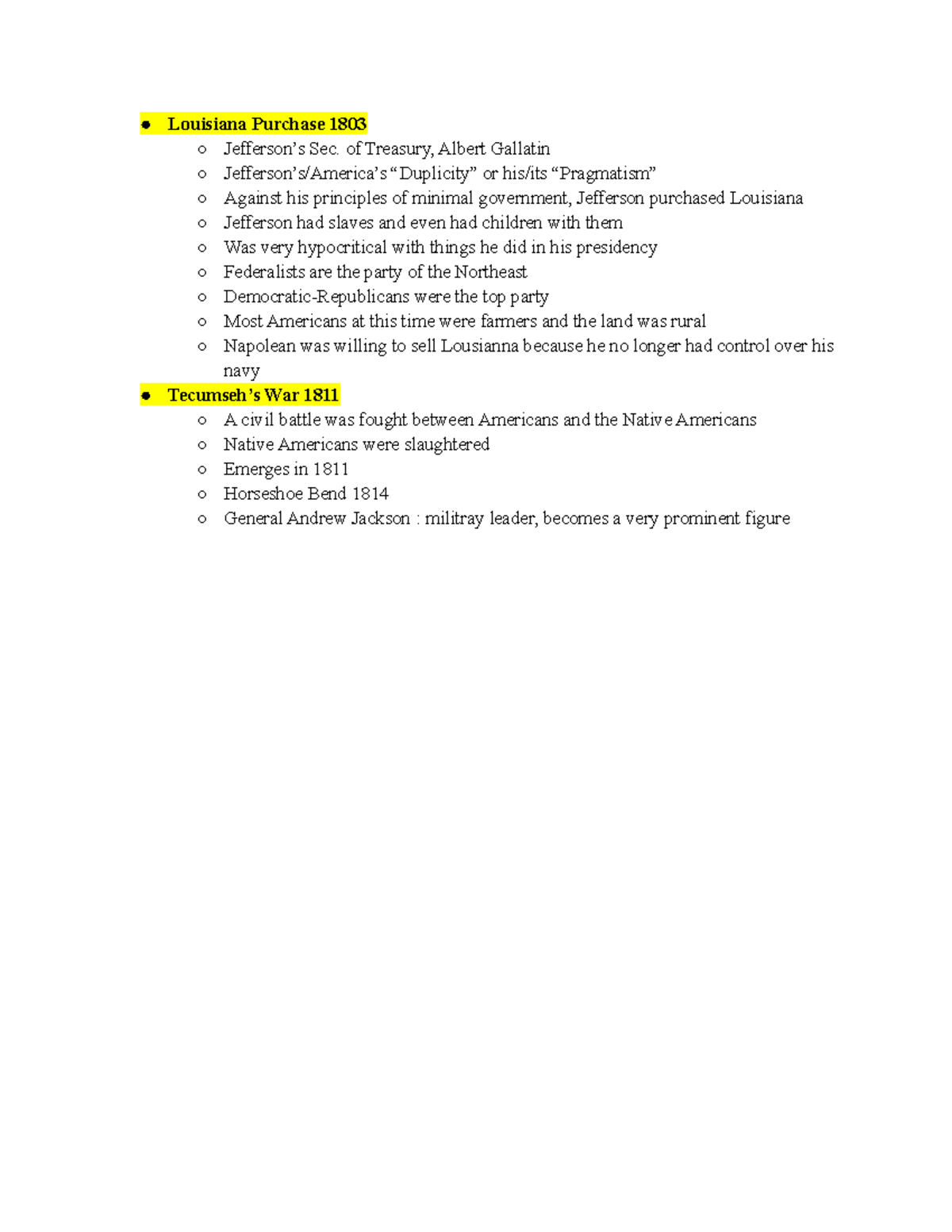 Louisiana purchase - of Treasury, Albert Gallatin Jefferson’s/America’s ...
