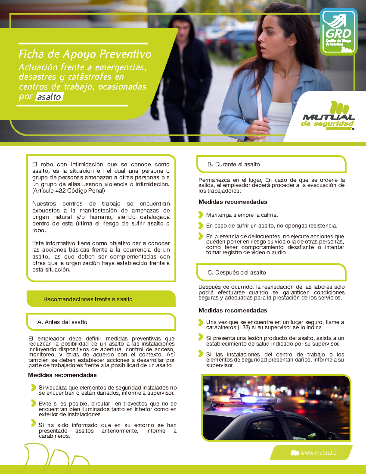 Fap 5 grd asalto v4 - Plan de GDR - mutual Ficha de Apoyo Preventivo ...