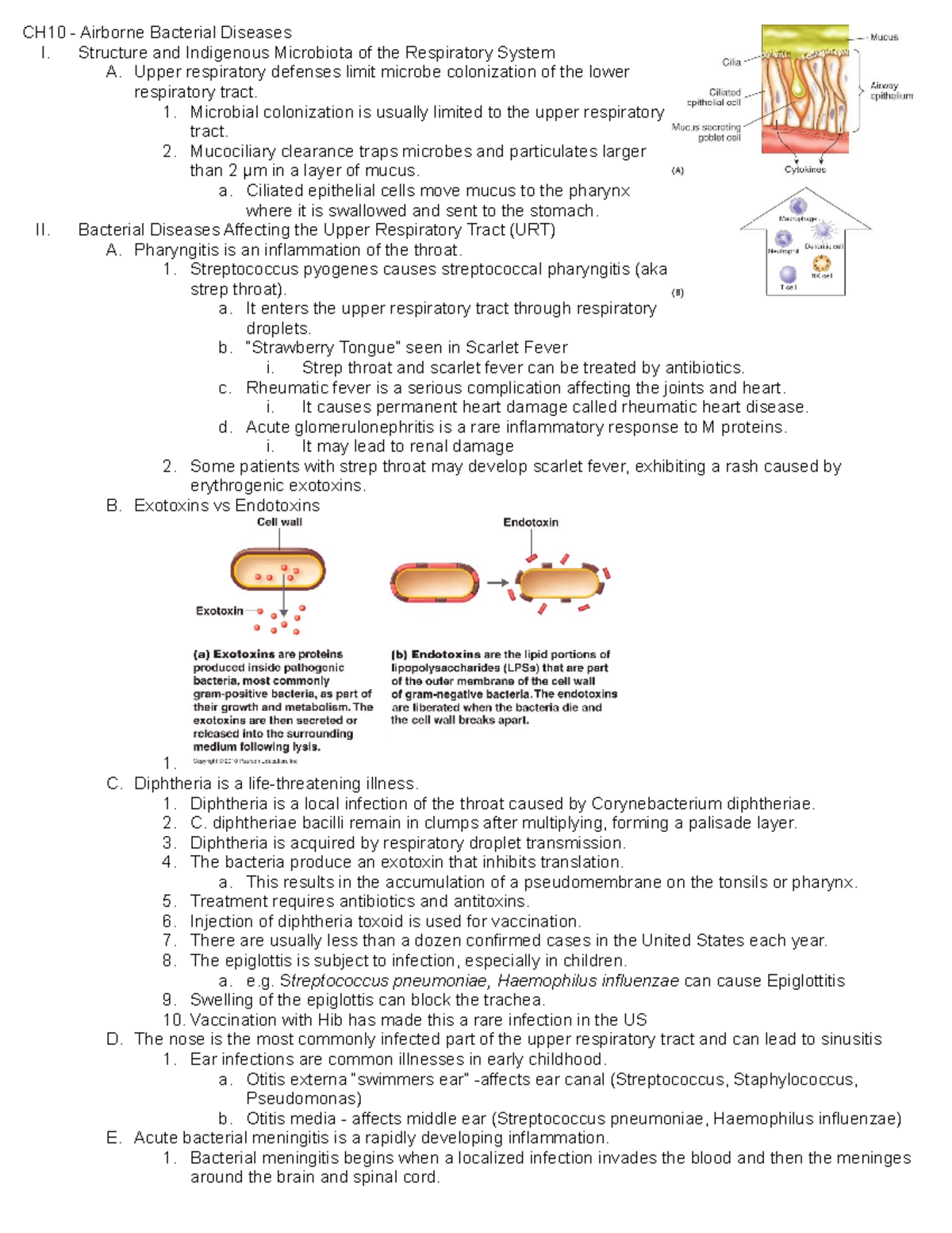 CH10 Notes - Fundamentals of Microbiology 10th Edition Pommerville ...