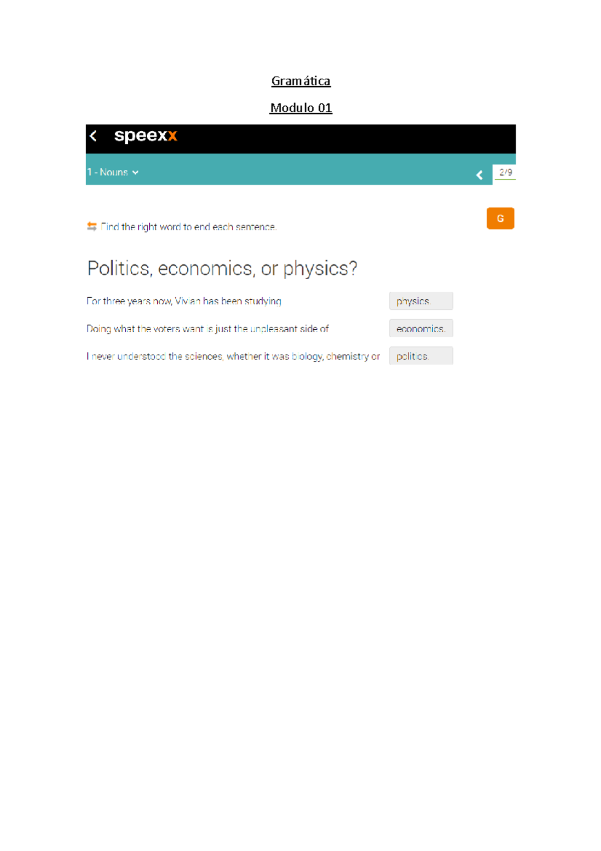 Gramática Gramática Gramática Gramática Gramática - ING de software ...