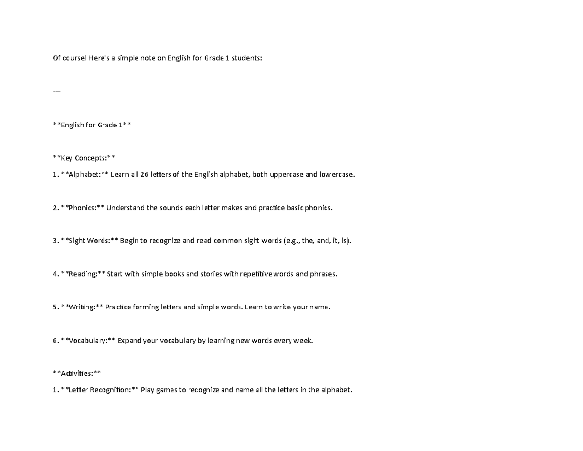 001 Trial GPT ZERO ZERO ONE - Of course! Here's a simple note on ...