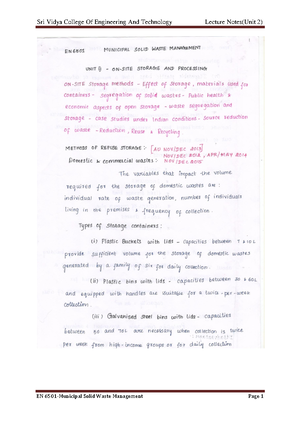 Ass-2 Unit I - PSG INSTITUTE OF TECHNOLOGY AND APPLIED RESEARCH COIMBATORE -641 062 - Studocu