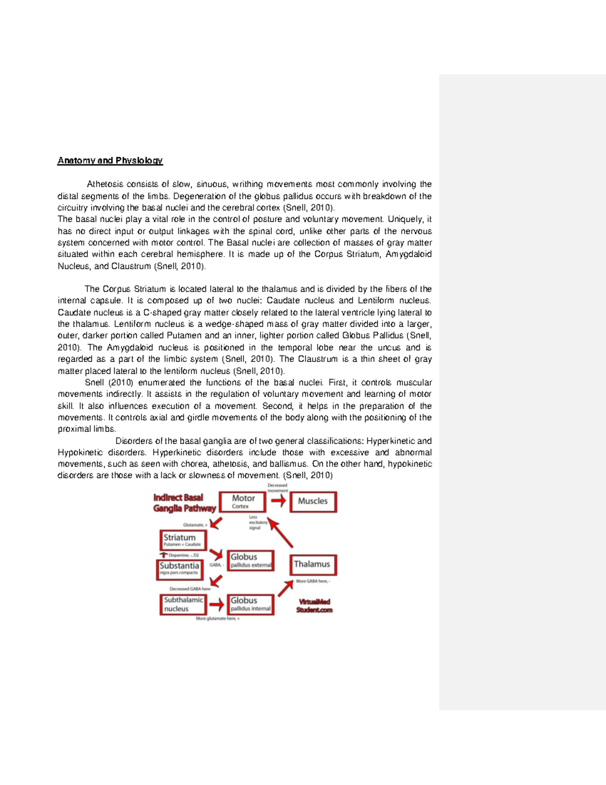 Cerebral Palsy Athetoid - Anatomy and Physiology Athetosis consists of ...