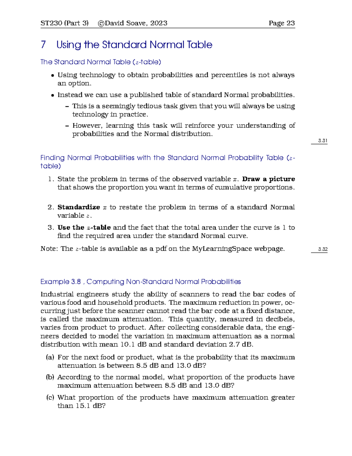 ST230 F2023-lecture-notes Part3 (1) 24-24 - ST230 (Part 3) cDavid Soave ...