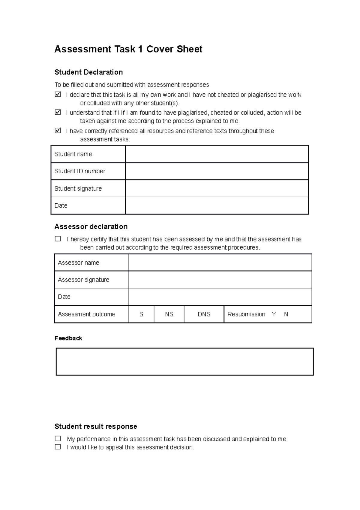 Bsbres 401 Task 1 - task 1 - Assessment Task 1 Cover Sheet Student ...