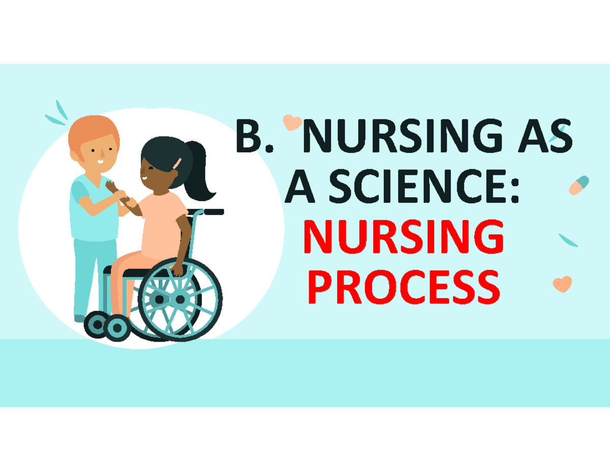 Inbound 3425240354295584076 - B. NURSING AS A SCIENCE: NURSING PROCESS ...