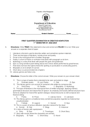 Importance of Names Guide v2 - 1 | ON THE IMPORTANCE OF NAMES ON THE ...