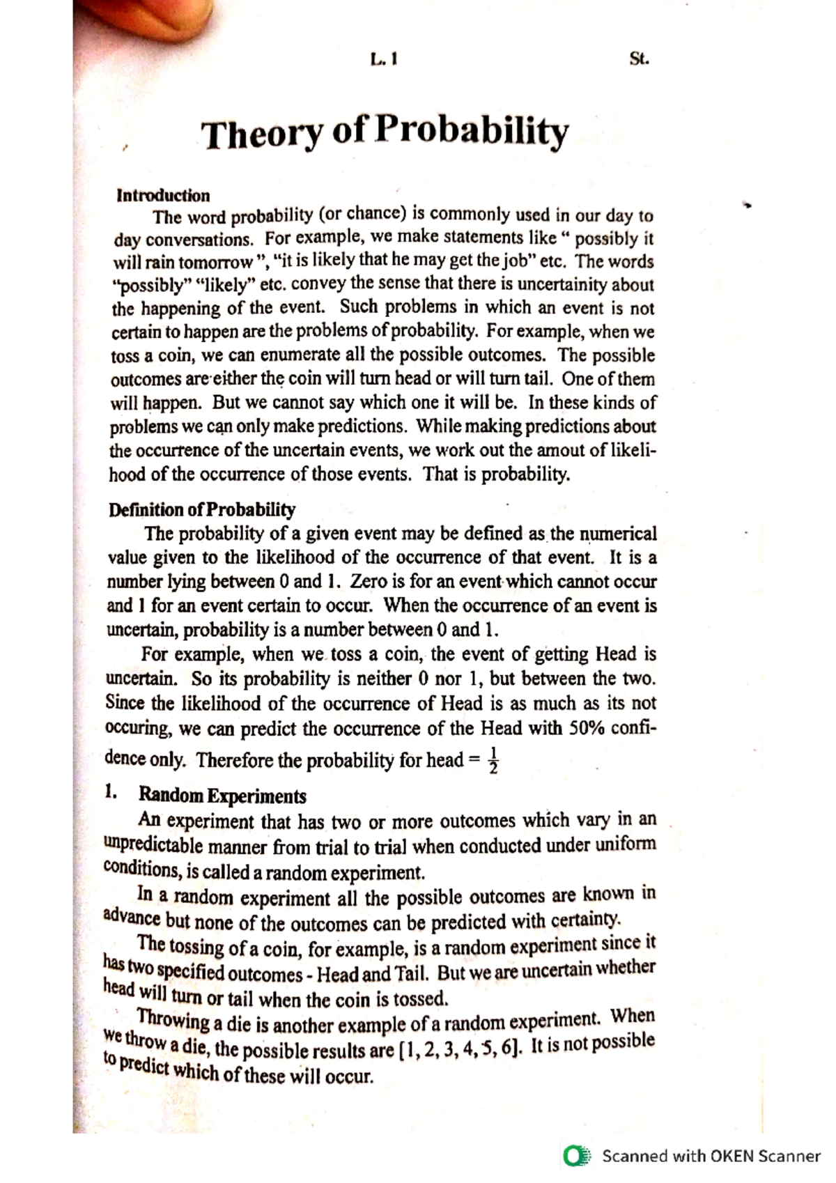 Module 1 statistics sem 3 - Bsc Psychology - Studocu