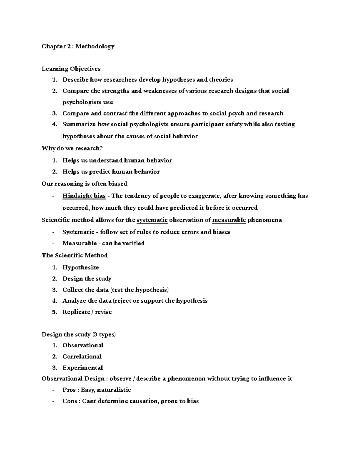 SOP 3004 Chapter 2 - Social Psychology Notes Social Cognition ...