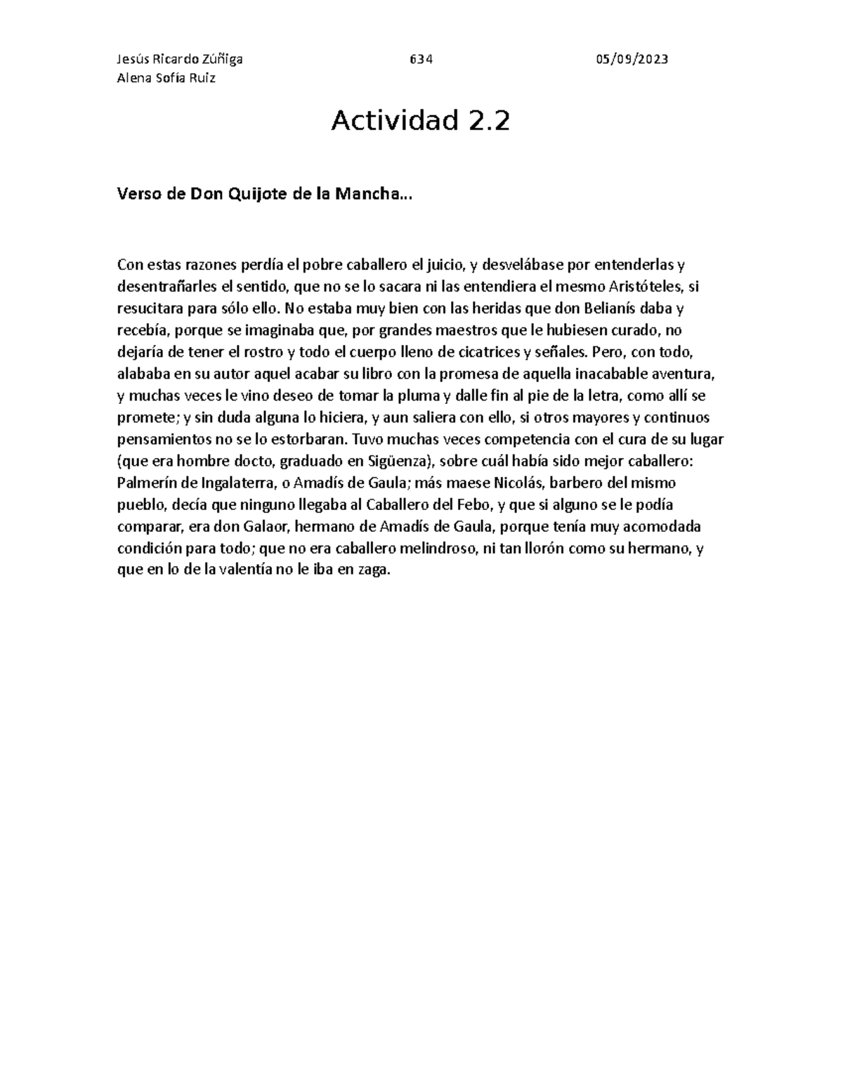 Act 2.2 GEU - wegerhreh - Alena Sofía Ruiz Actividad 2. Verso de Don ...