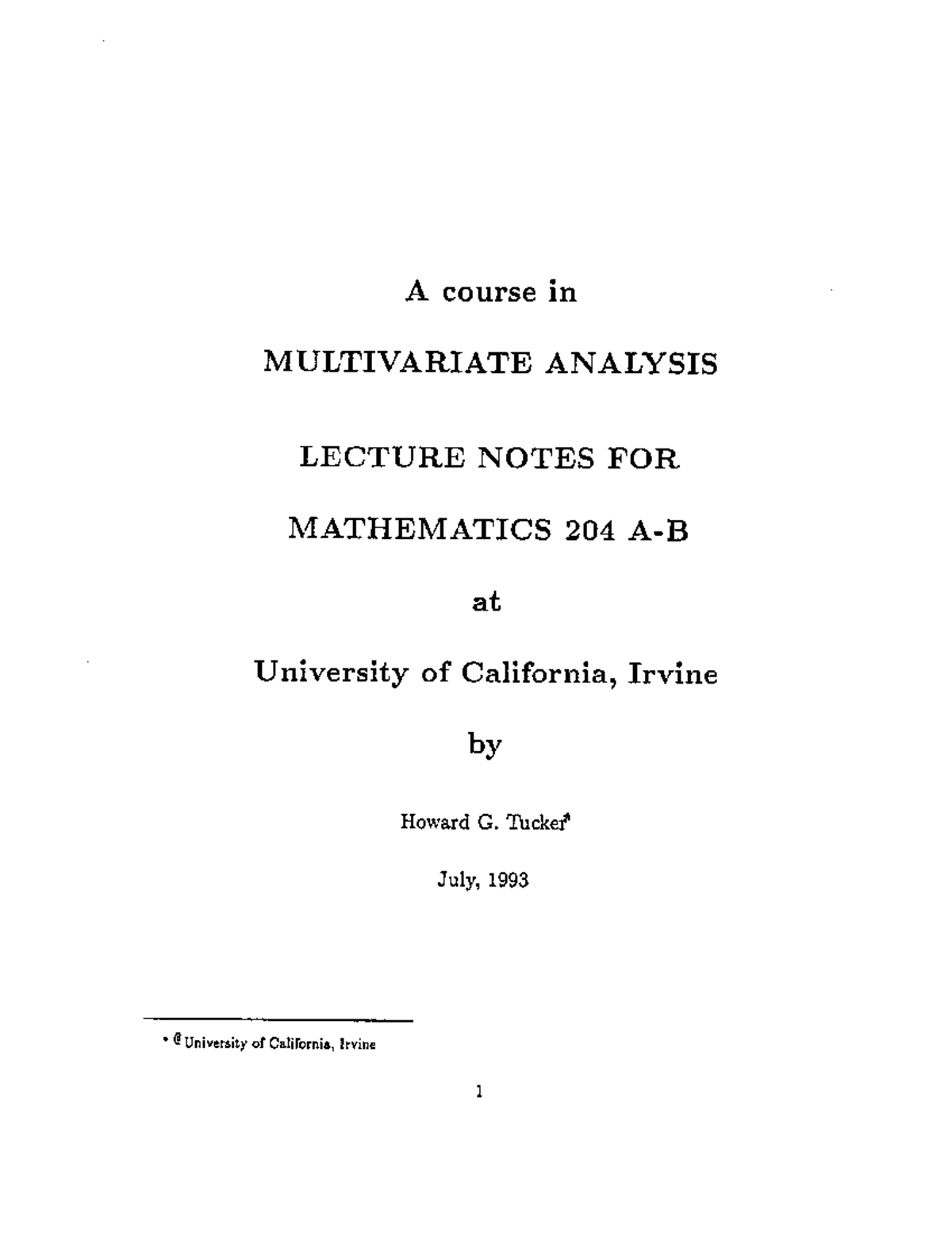 Multivariate Analysis - Financial Management - Studocu