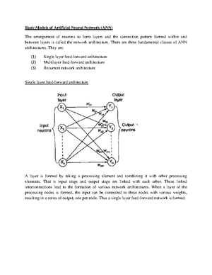 Hebb Network - Lecture notes 9 - Hebb Network Training Algorithm Step 0 ...
