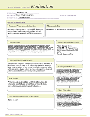 Ibuprofen - drug cards - ACTIVE LEARNING TEMPLATES Medication STUDENT ...
