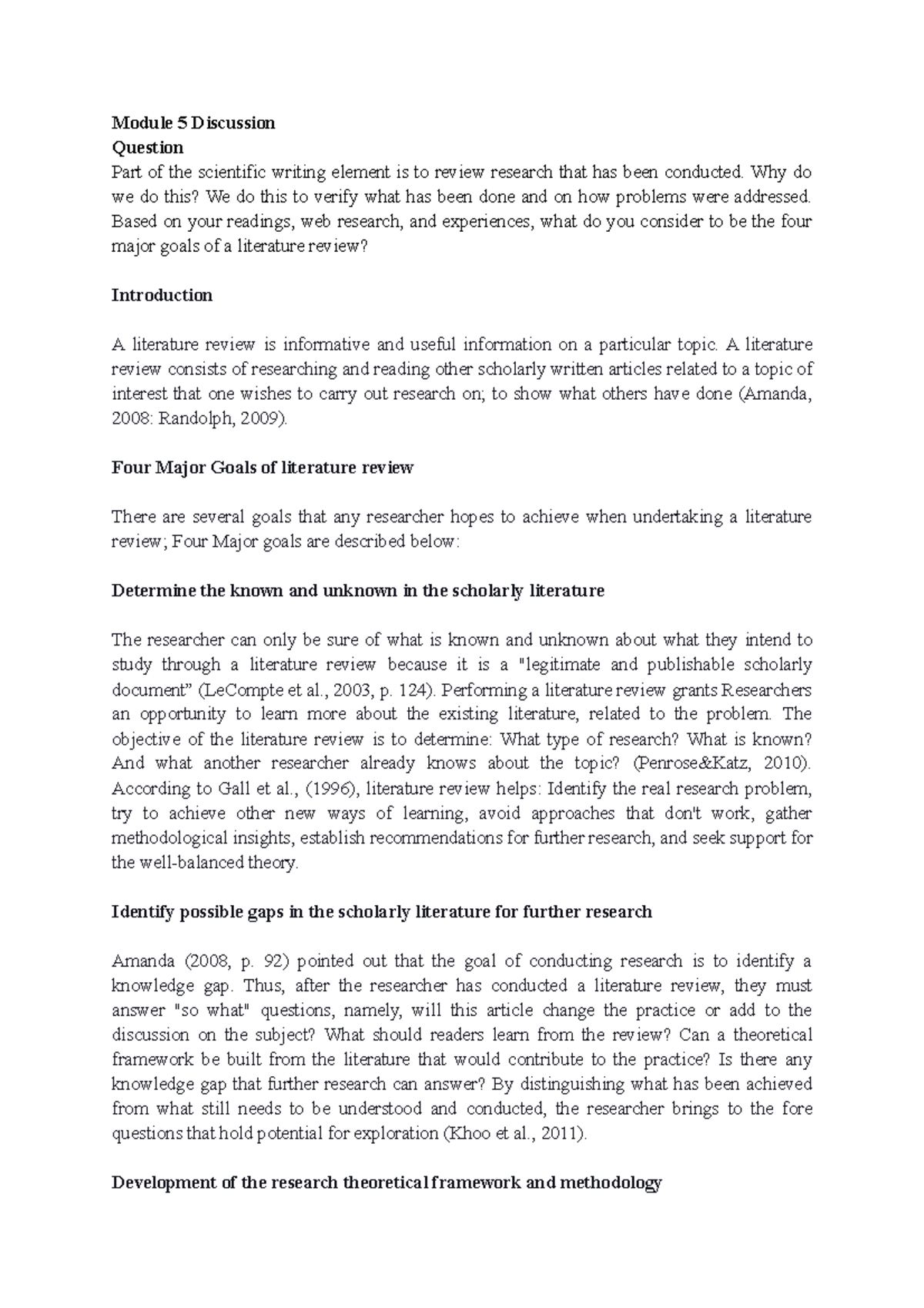 Module 5 Discussion Ansa - Module 5 Discussion Question Part of the ...
