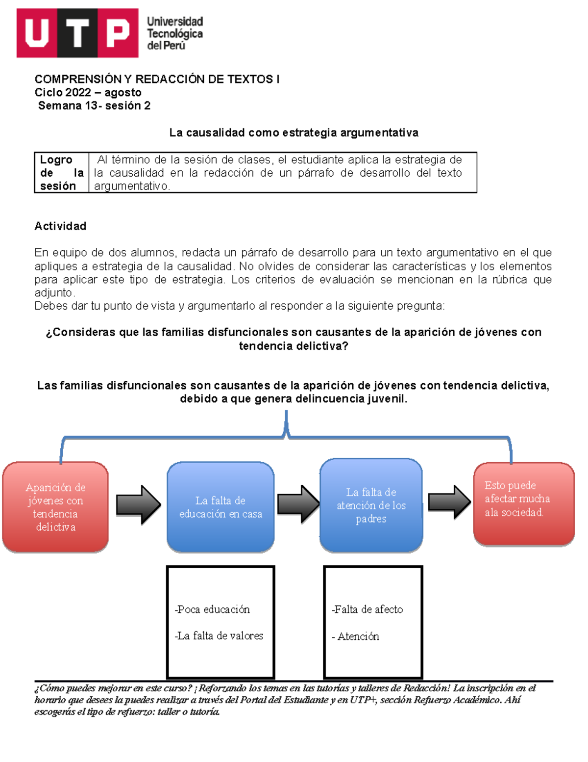 ,,S13.s2 Aplicación de la causalidad - COMPRENSIÓN Y REDACCIÓN DE ...