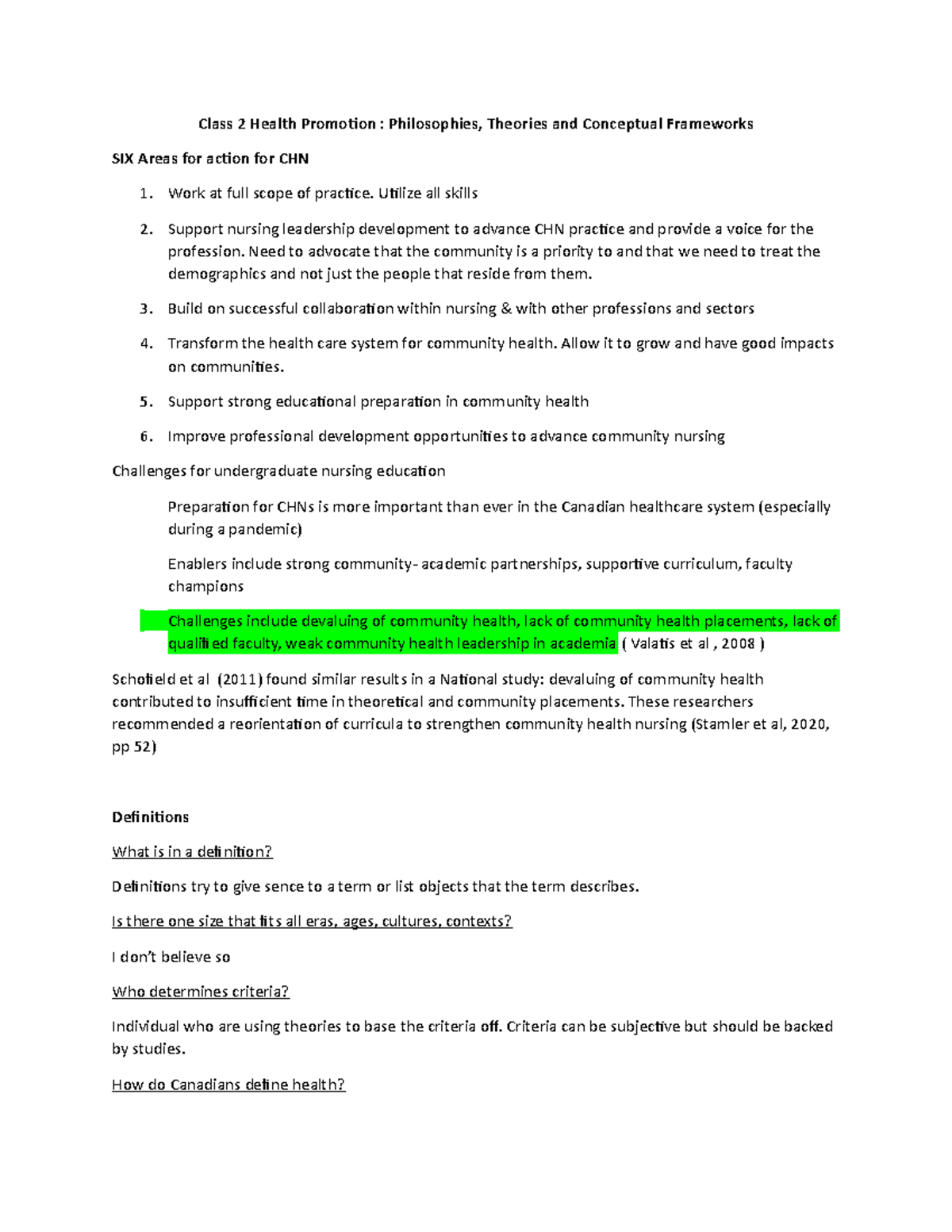 Week 2 hpcf - Course content - Class 2 Health Promotion : Philosophies ...