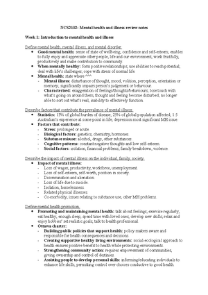 [Solved] What is one 1 example of how you can support a - Mental Health ...