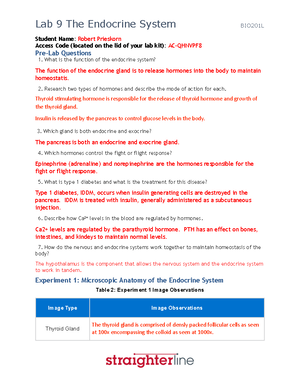 Lab 2 - cell structure and function- eScience Lab - PRE-LAB QUESTIONS ...