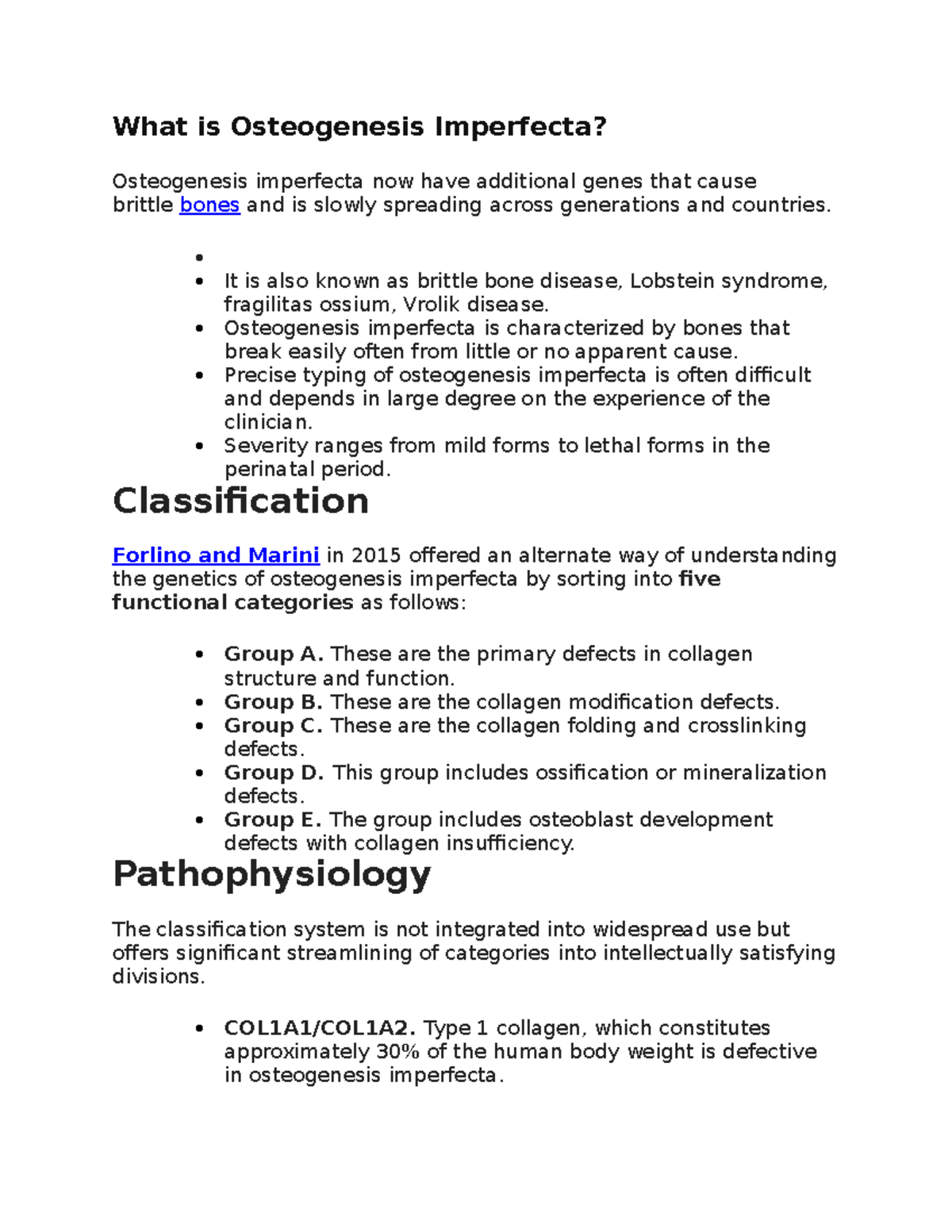 K.Osteogenesis Imperfecta - What is Osteogenesis Imperfecta ...