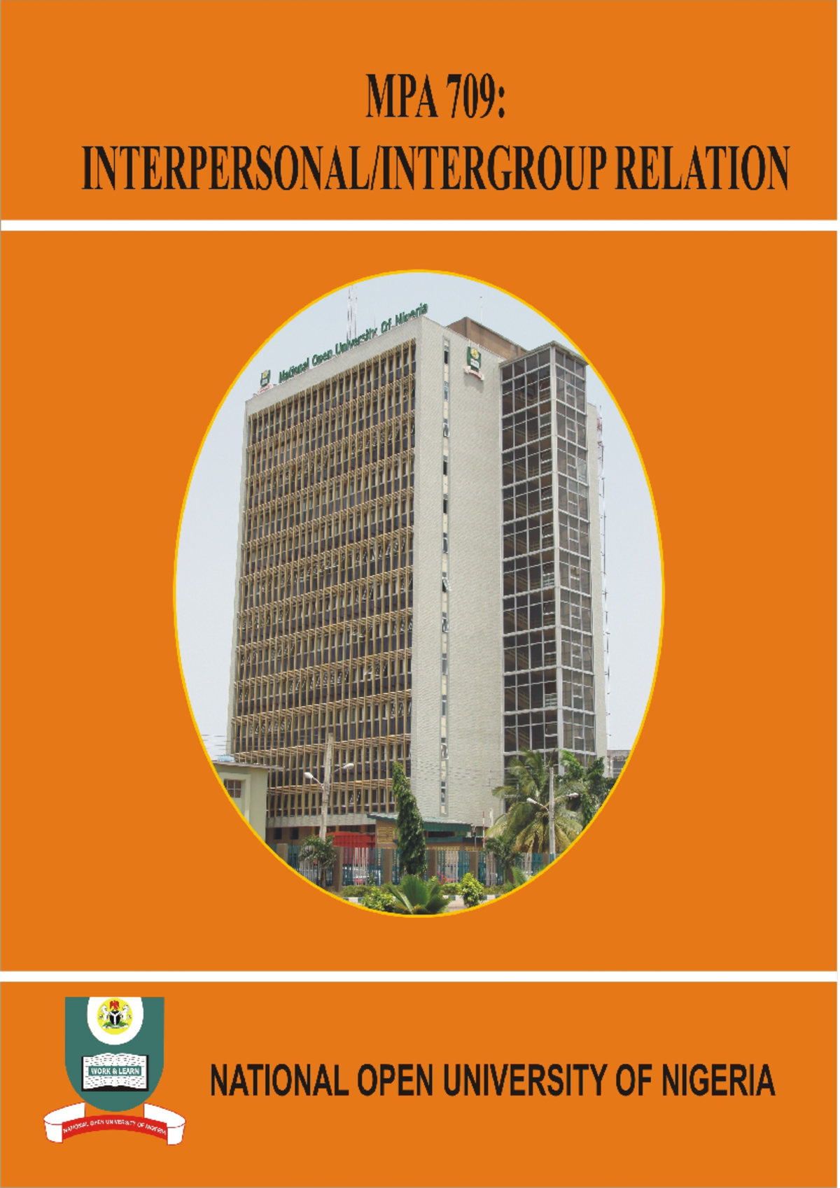 Inter group relations - MPA 709 INTERPERSONAL/INTERGROUP RELATIONS ...