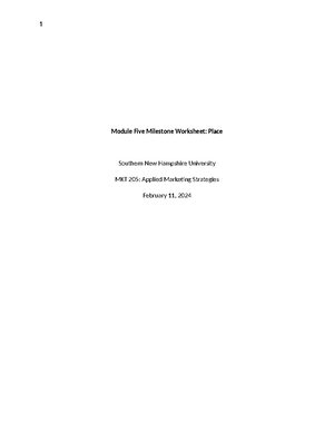 SWOT Analysis reflection - Module Six: SWOT Analysis Reflections The ...