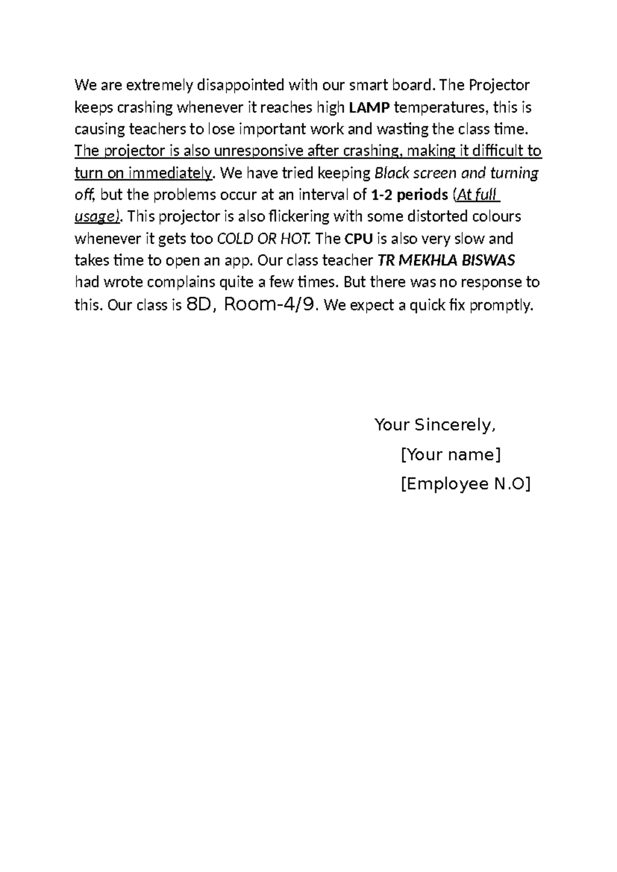 Gdgps 8D Projector Intimation issue - We are extremely disappointed ...