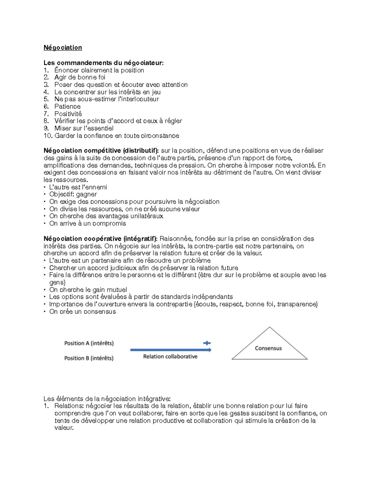 DRT115 Cours 3 - Marc-André Bujold - Négociation Les commandements du ...