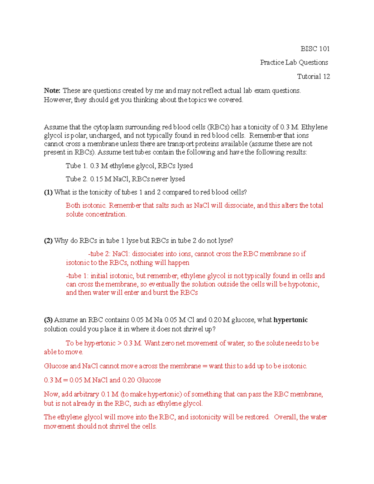 Anskey Lab Questions Bisc 101 Tutorial 12 - BISC 101 Practice Lab ...