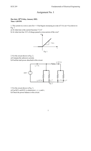 ECE 209 Midterm 2021 Group B - ECE 209 Lec. B2 Midterm Exam, Group B Professor: Dr. Amina ...