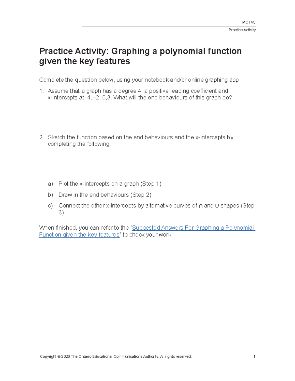 Mct4c 01.03.13 - fgsgsgsg - MCT4C Practice Activity Copyright © 2020 ...
