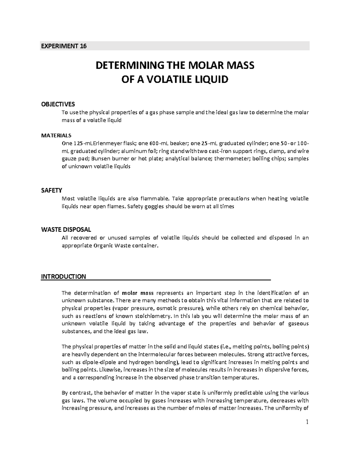 Lab 8 Experiment 17 - lab report 8 with data and summary - EXPERIMENT ...