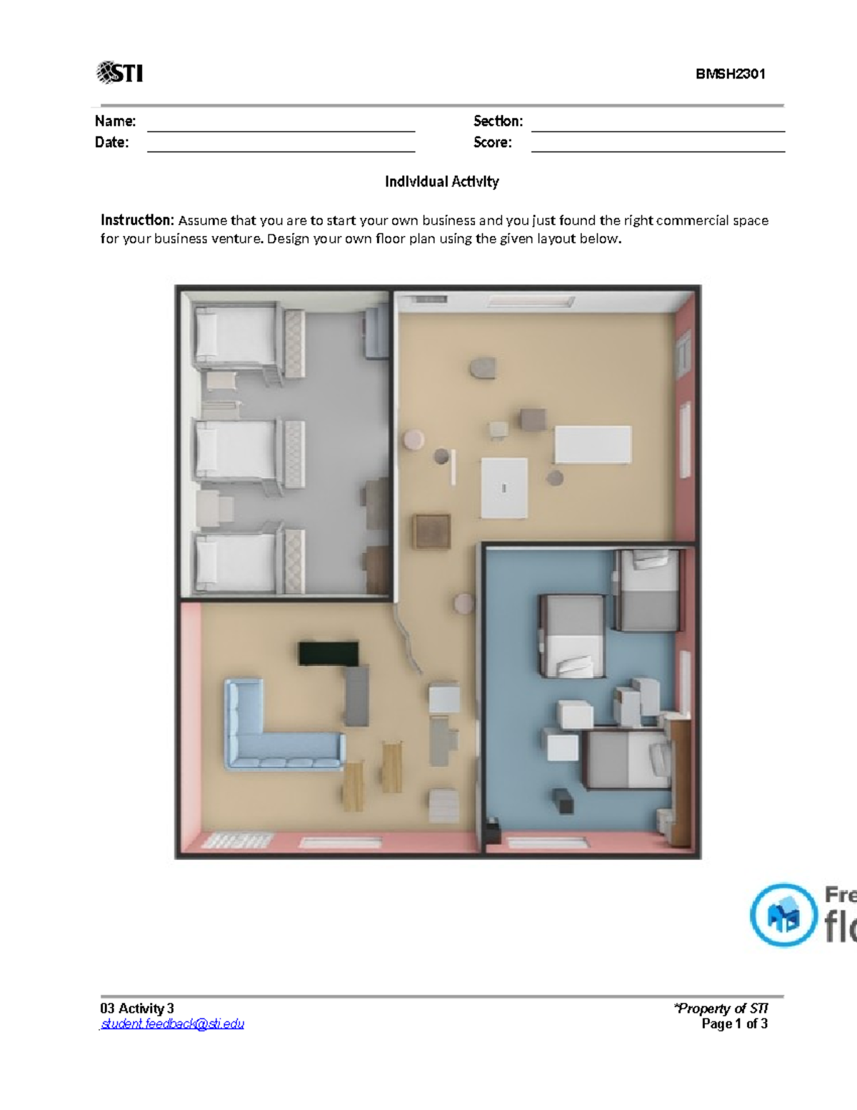 03 Activity 3(3) (1) - BMSH 03 Activity 3 student@sti *Property of STI ...