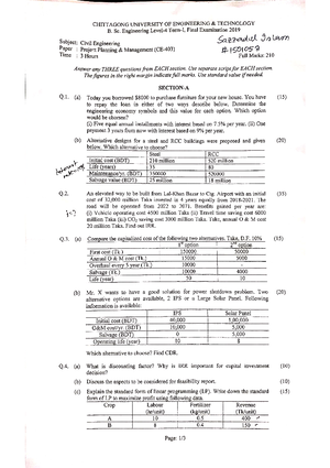ACCA F3 - Final Mocks - Questions - ACCA PAPER F Financial Accounting ...