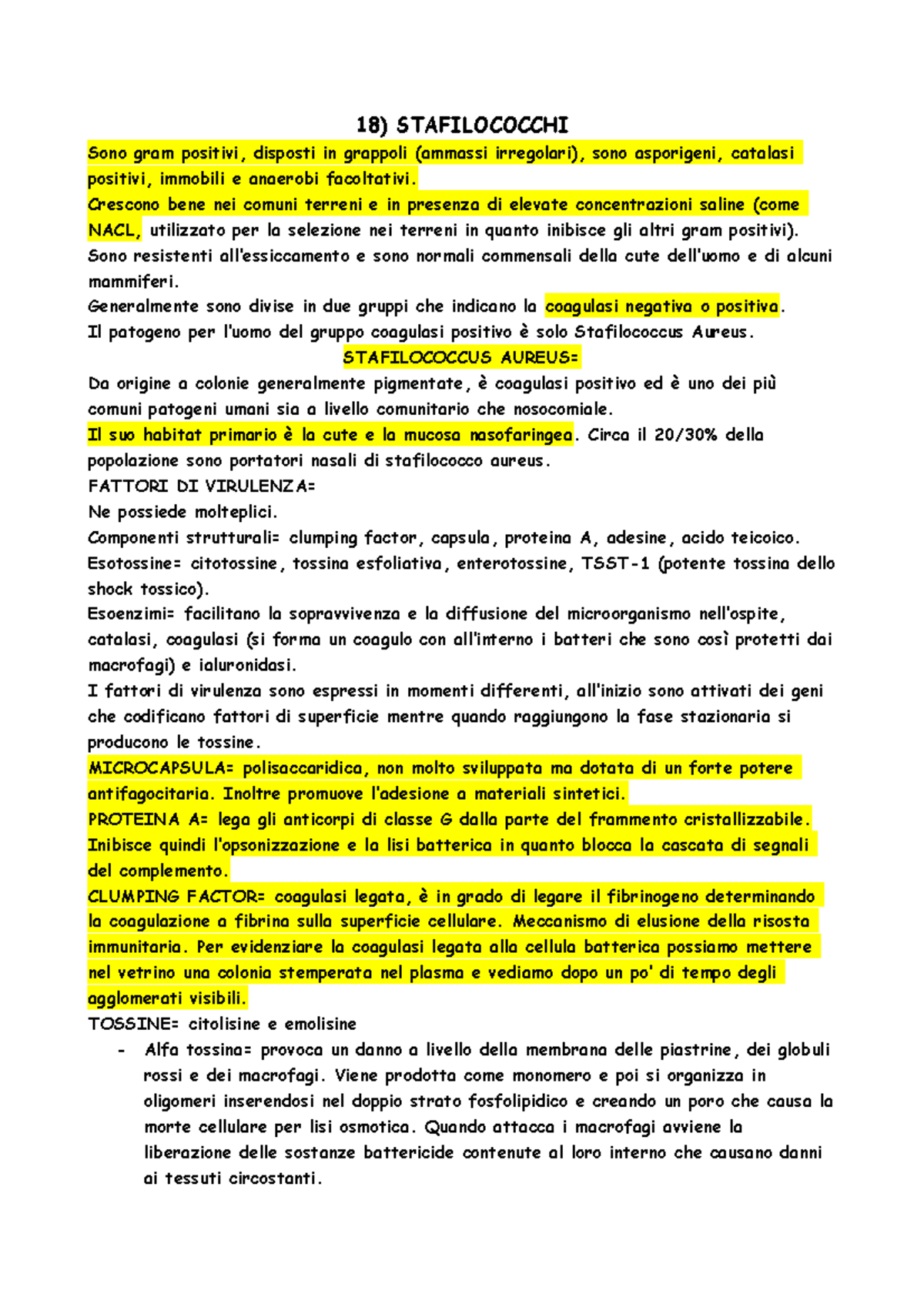 batteriologia: genere Stafilococcus e focus su stafiloccoccus aureus e stafilococchi coagulasi ...